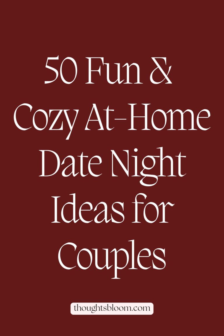 50 Fun & Romantic At-Home Date Night Ideas for Couples - Thoughts Bloom